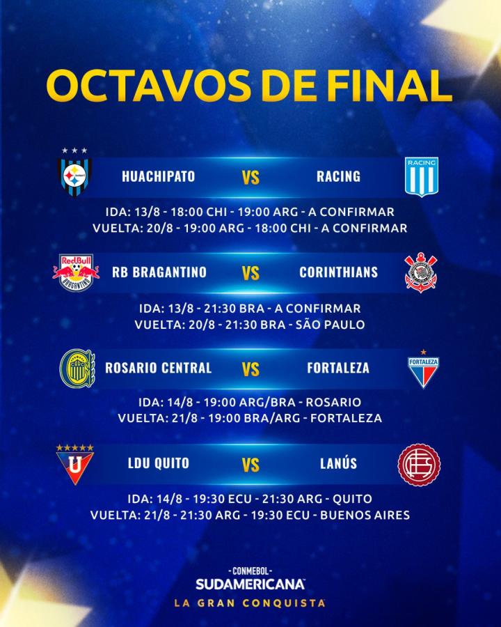 Rivales y horarios confirmados de los equipos argentinos: así quedó el ...