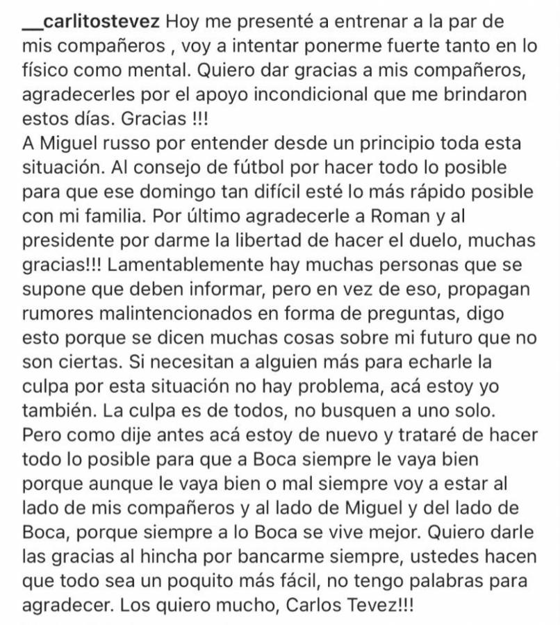 TEVEZ, A CORAZÓN ABIERTO | El Gráfico