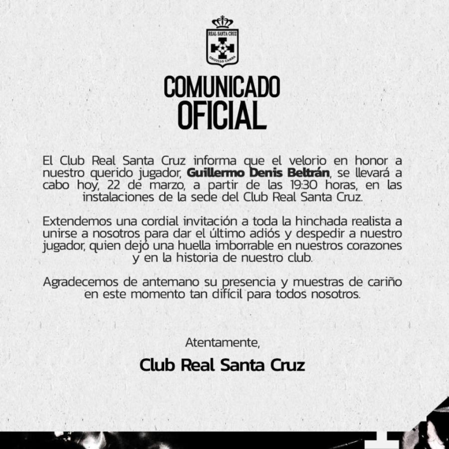 Tragedia En El Fútbol Boliviano Falleció Un Jugador De Real Santa Cruz Tras Desplomarse En Un