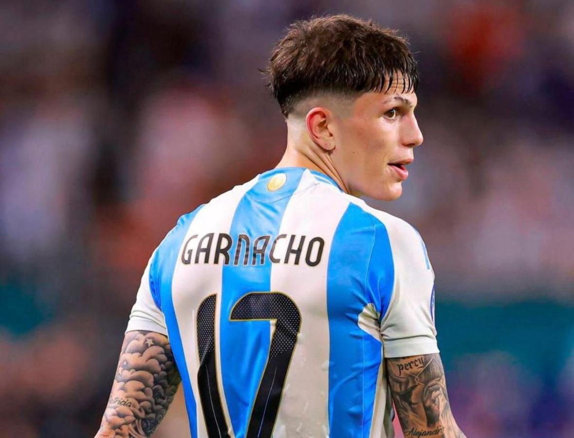 El posteo especial de Garnacho en la Copa América | El Gráfico