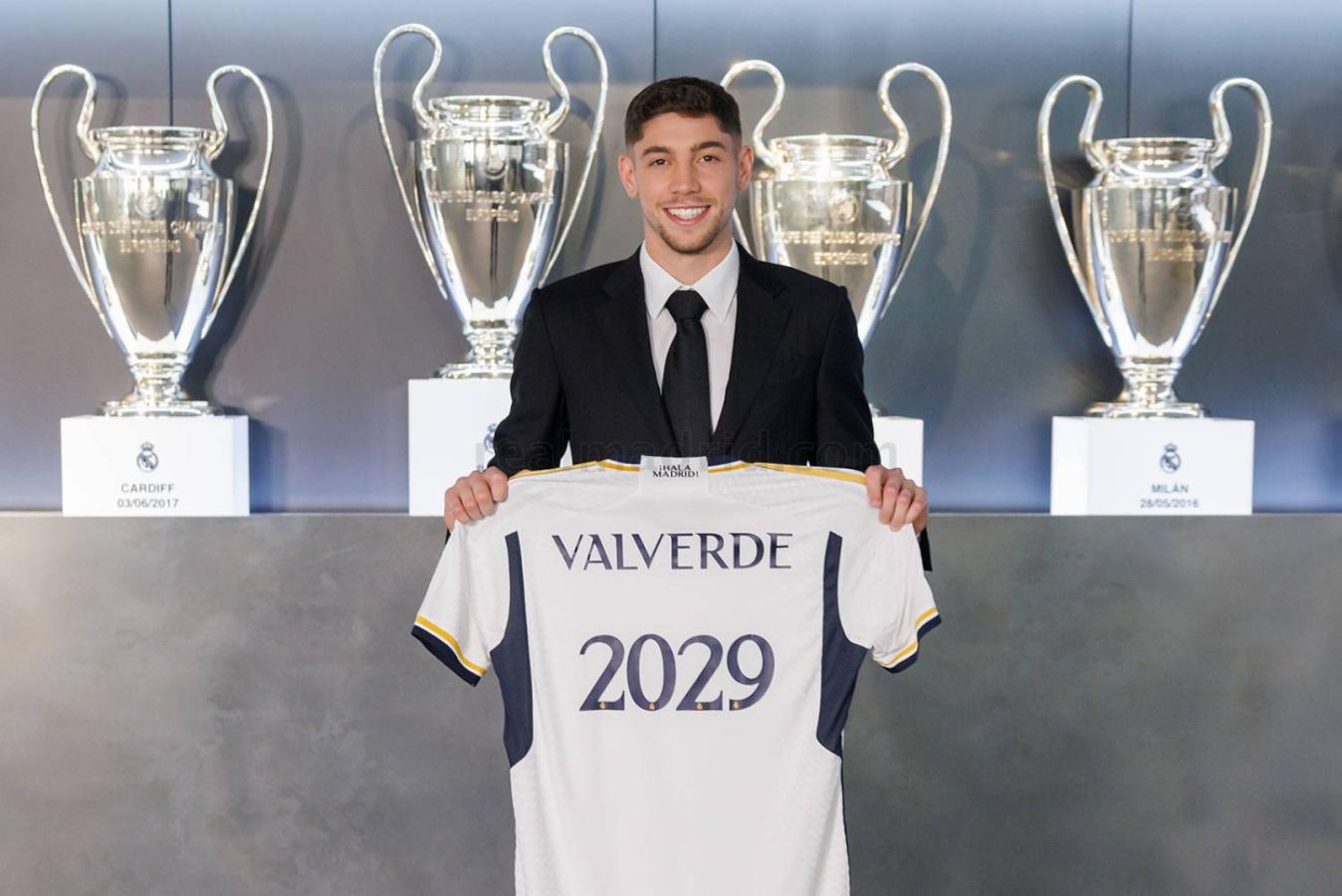 Federico Valverde renovó con Real Madrid hasta 2029 | El Gráfico