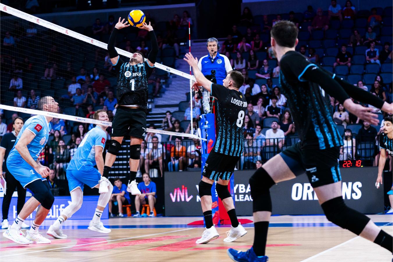 Tropezón argentino en la Nations League de voley | El Gráfico