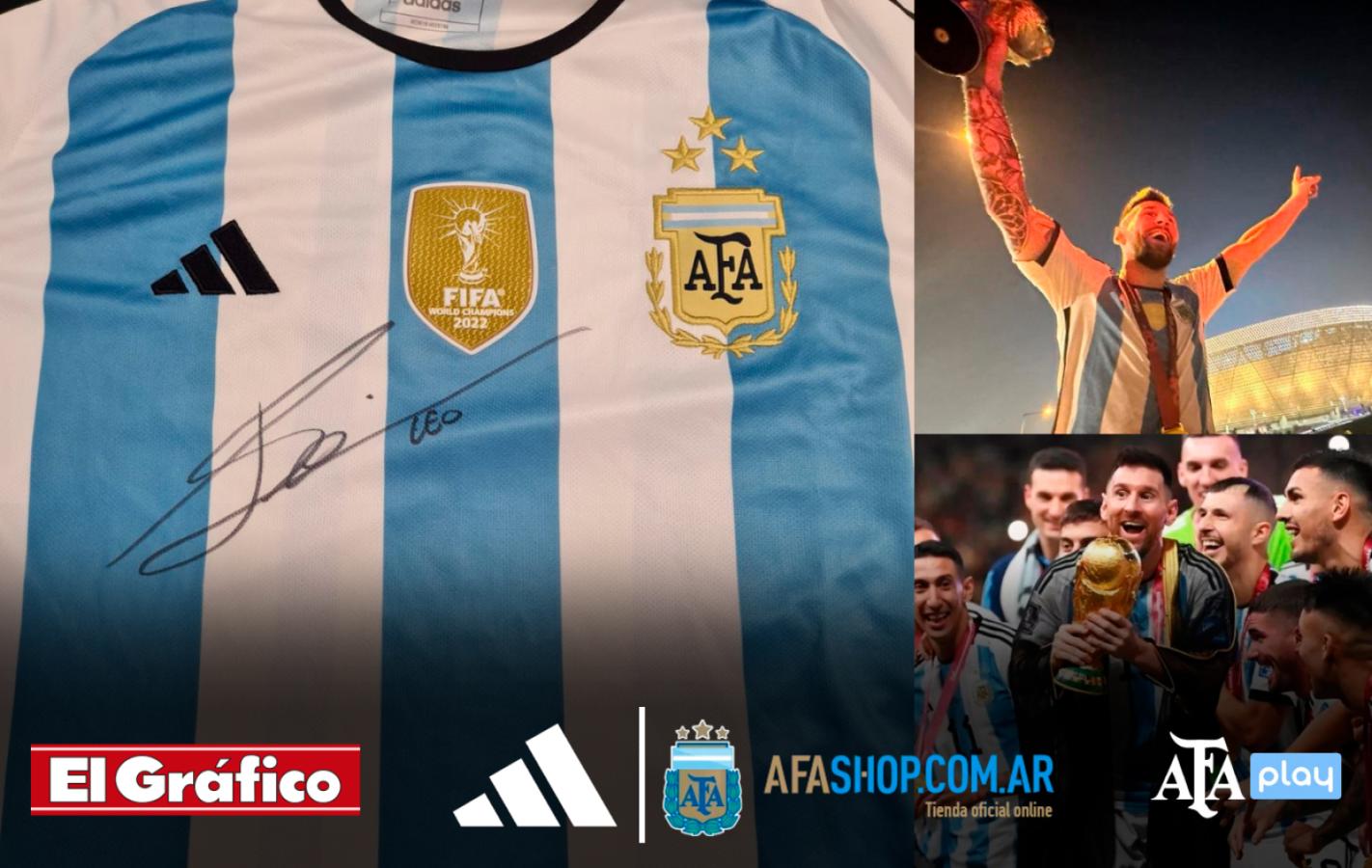 Regalo Mundial: ganate una camiseta firmada por Lionel Messi | El Gráfico