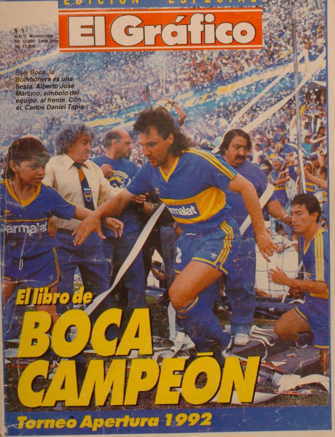 El libro de Boca campeón. Alberto Márcico.70 | Tapas | El Gráfico