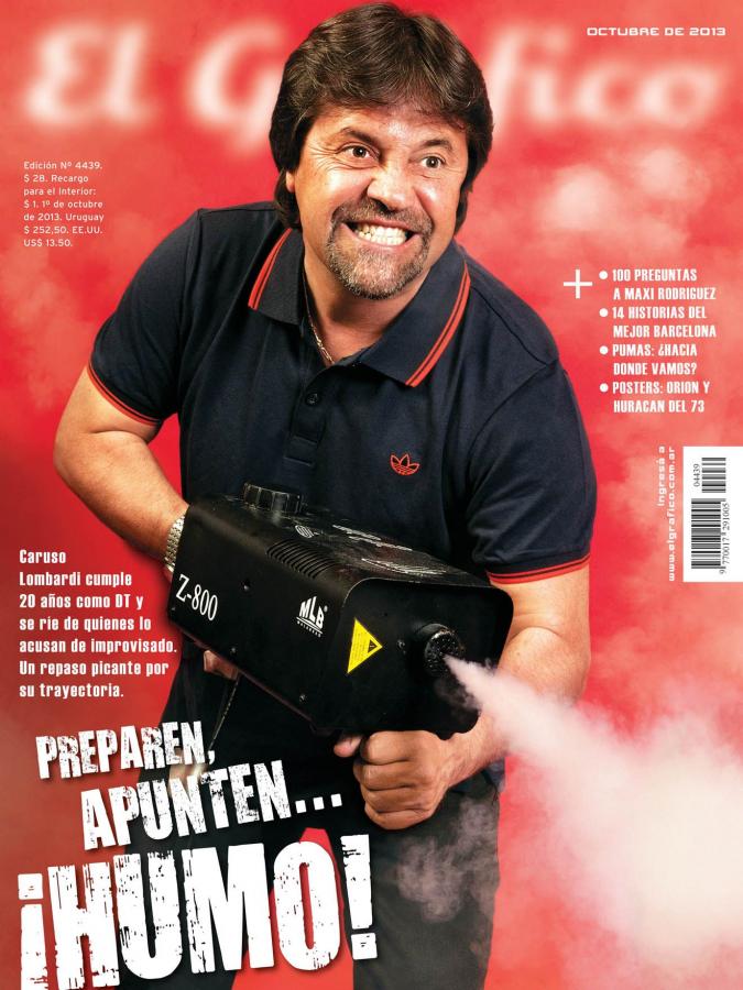 Humo para todos: Caruso Lombardi se prestó a una producción humeante ...