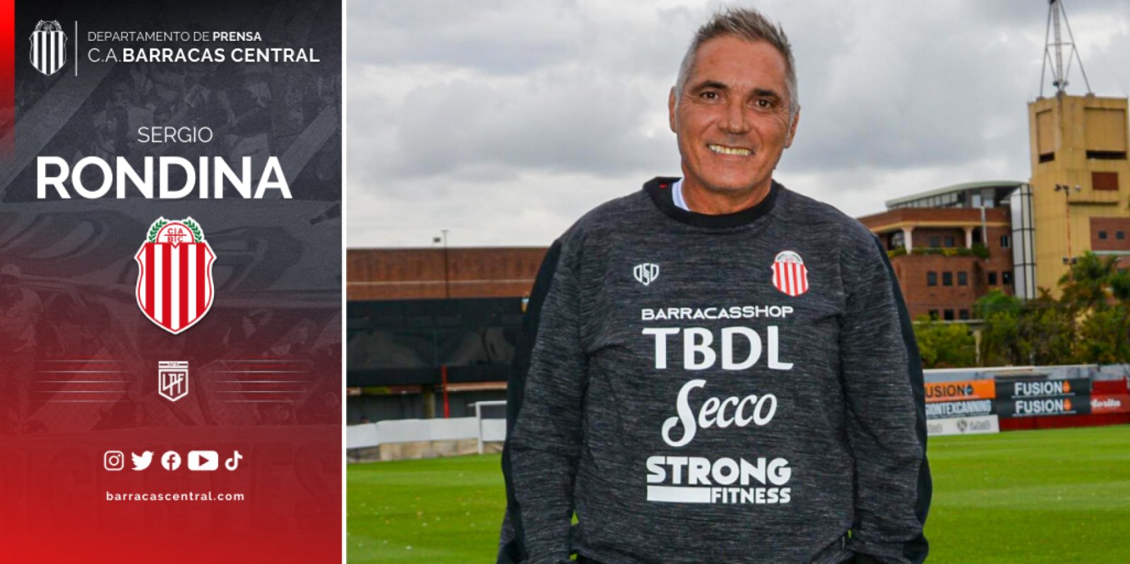 Sergio Rondina asumió en Barracas Central | El Gráfico