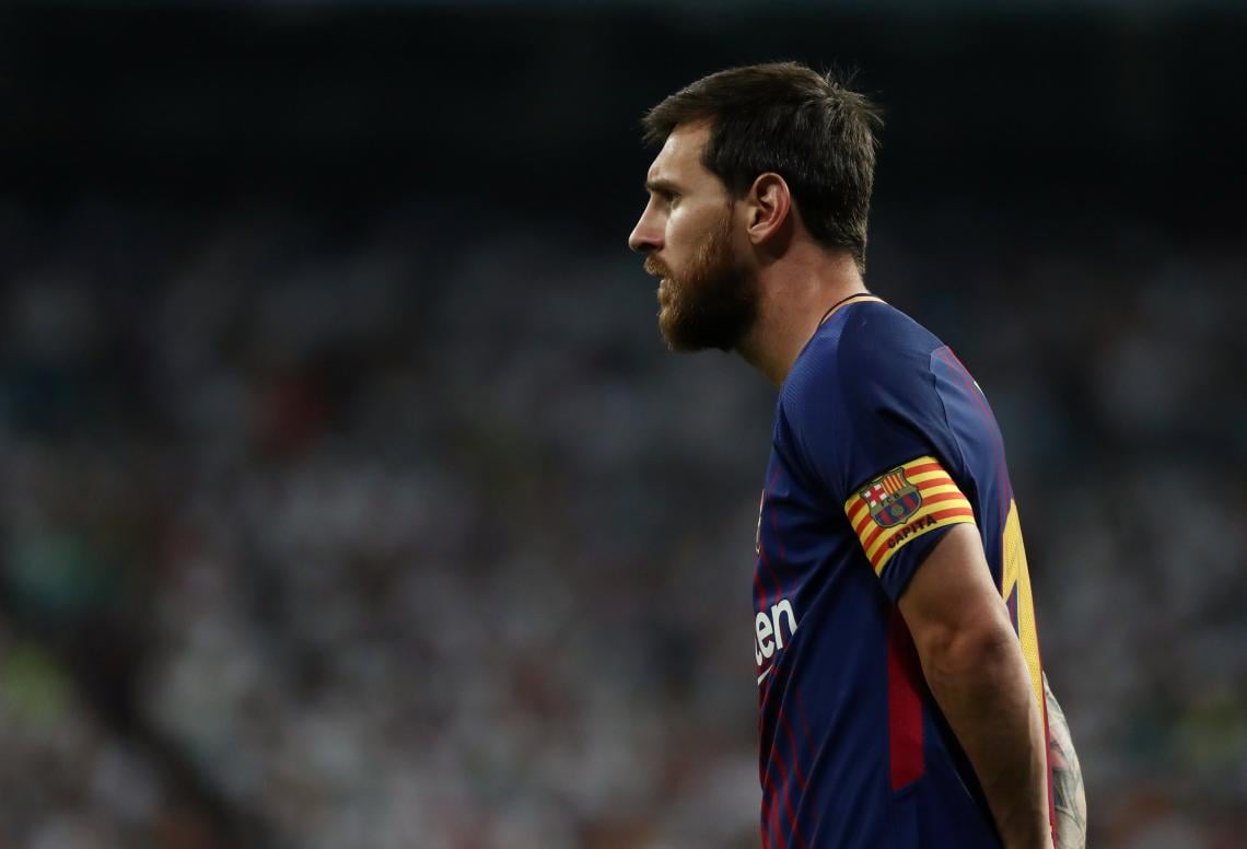 Messi, capitán por primera vez en el Bernabéu | El Gráfico