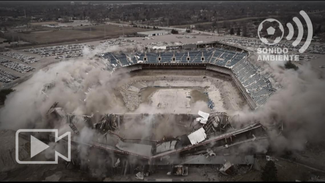 La monumental implosión del Pontiac Silverdome | El Gráfico