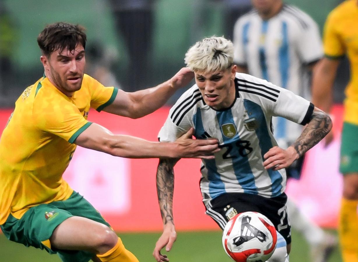 Alejandro Garnacho y la chance real de ser titular contra Indonesia ...