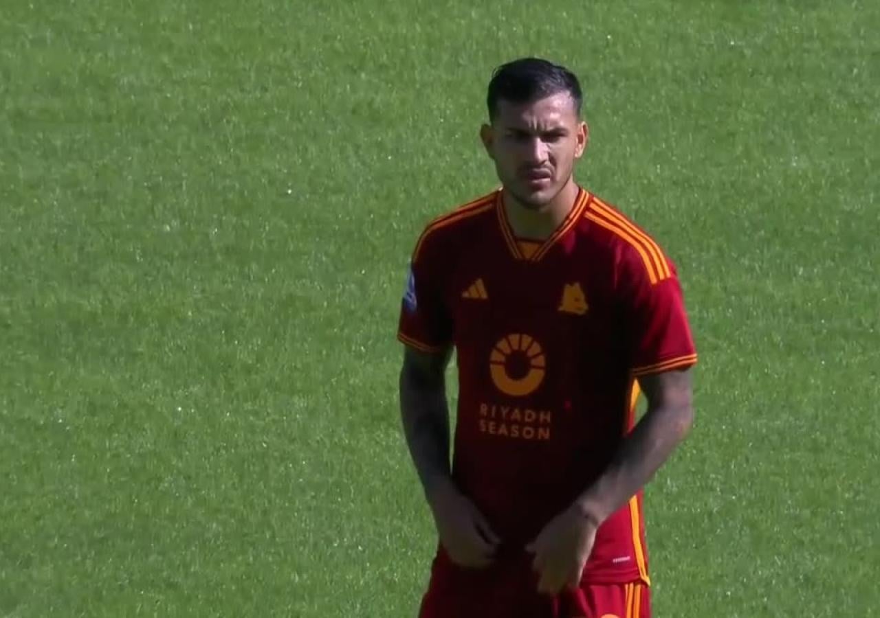 Acción argentina en Italia: Paredes fue titular en Roma y Soulé marcó ...