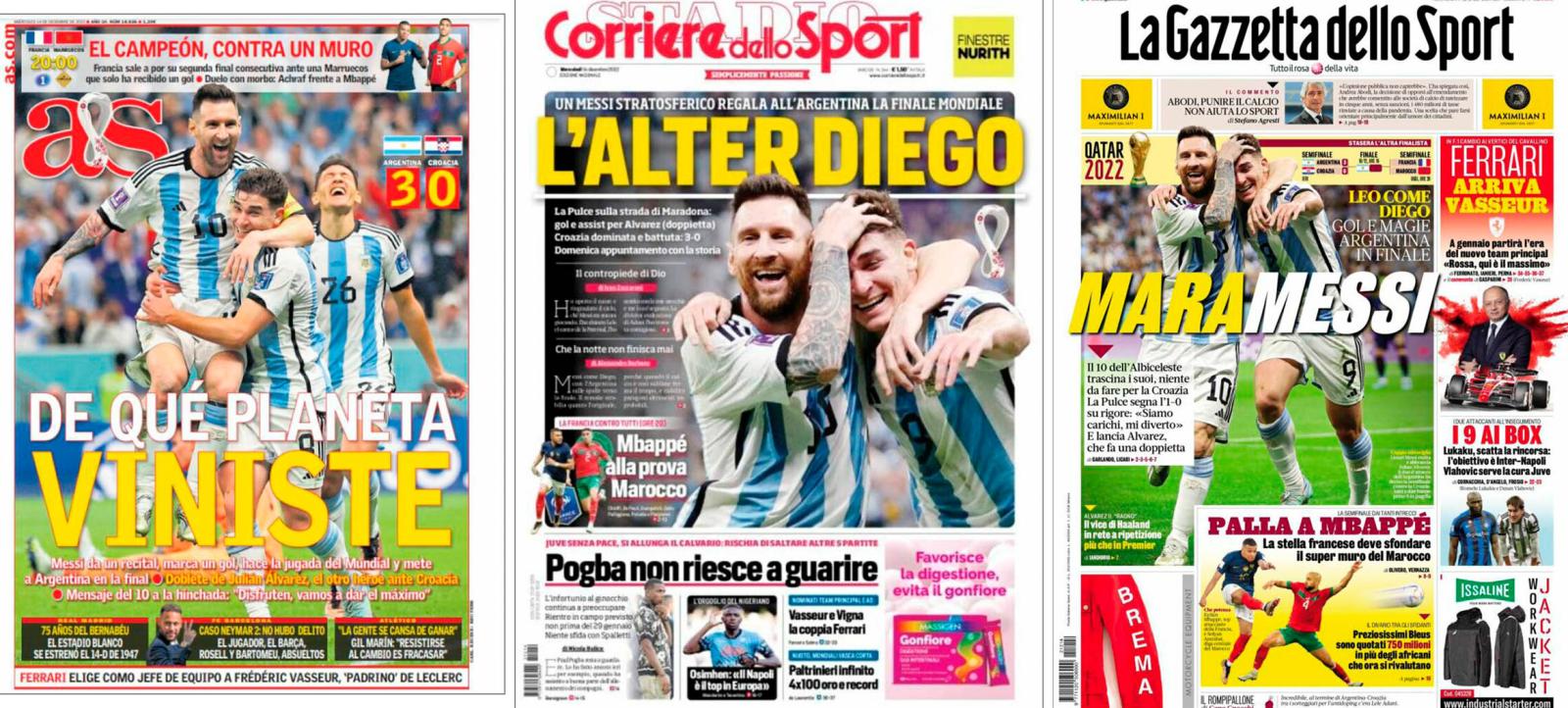 Lionel Messi, el dueño de las tapas de los principales medios del mundo ...