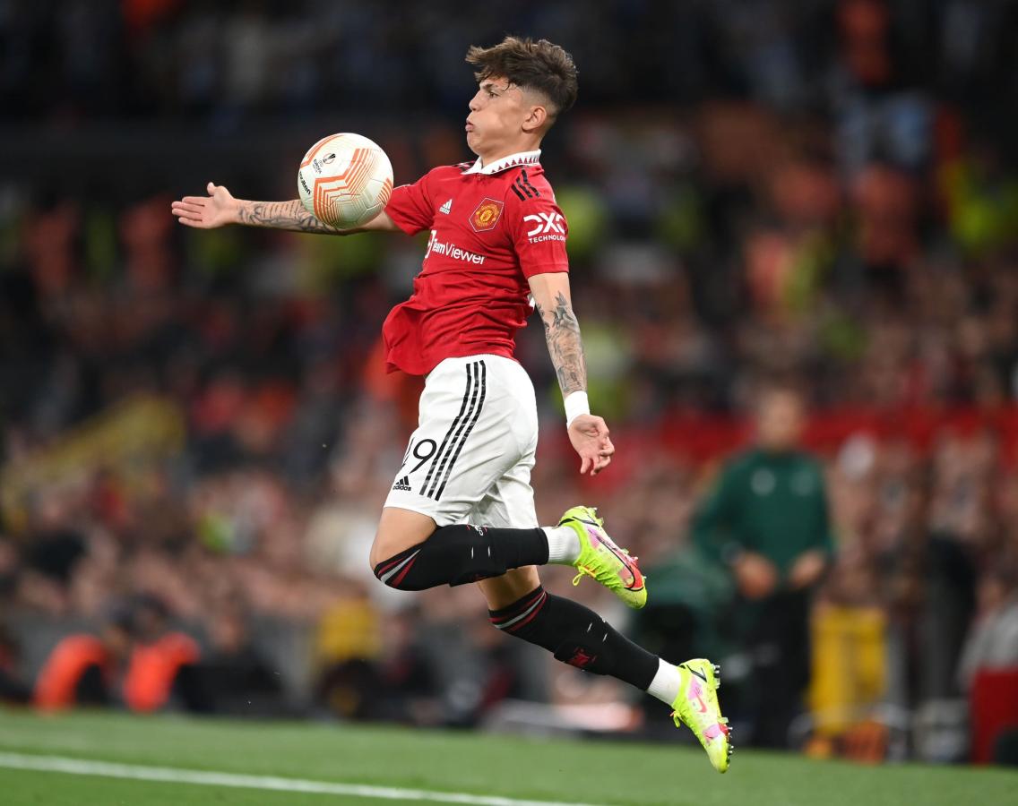 Alejandro Garnacho y los elogios de Ten Hag | El Gráfico