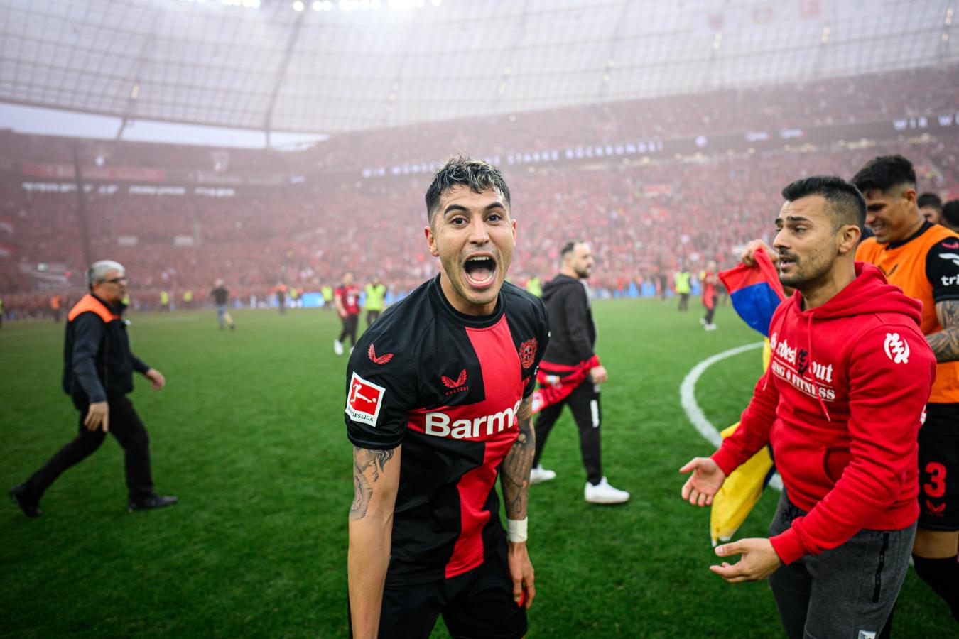 Bayer Leverkusen, con Exequiel Palacios, campeón por primera vez en la Bundesliga | El Gráfico