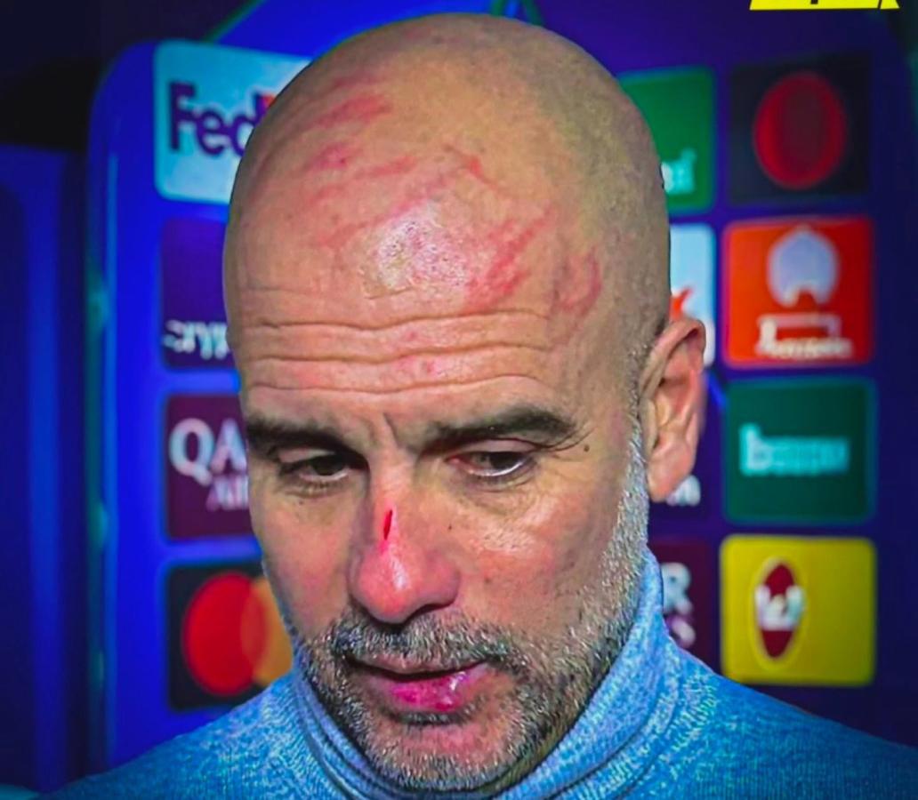 Pep Guardiola, en su peor momento: quiso trompearse con un hincha de ...