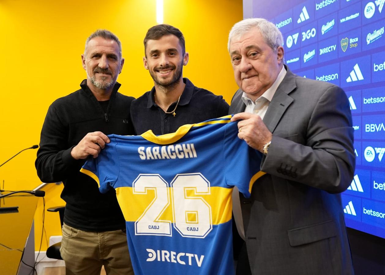Marcelo Saracchi fue presentado en Boca: qué dijo de su paso por River ...
