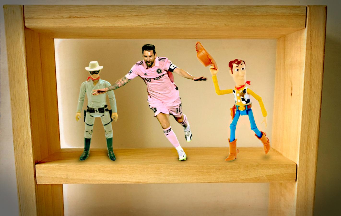 Messi, un cowboy 2023 con toques de Woody y el Llanero Solitario | El ...