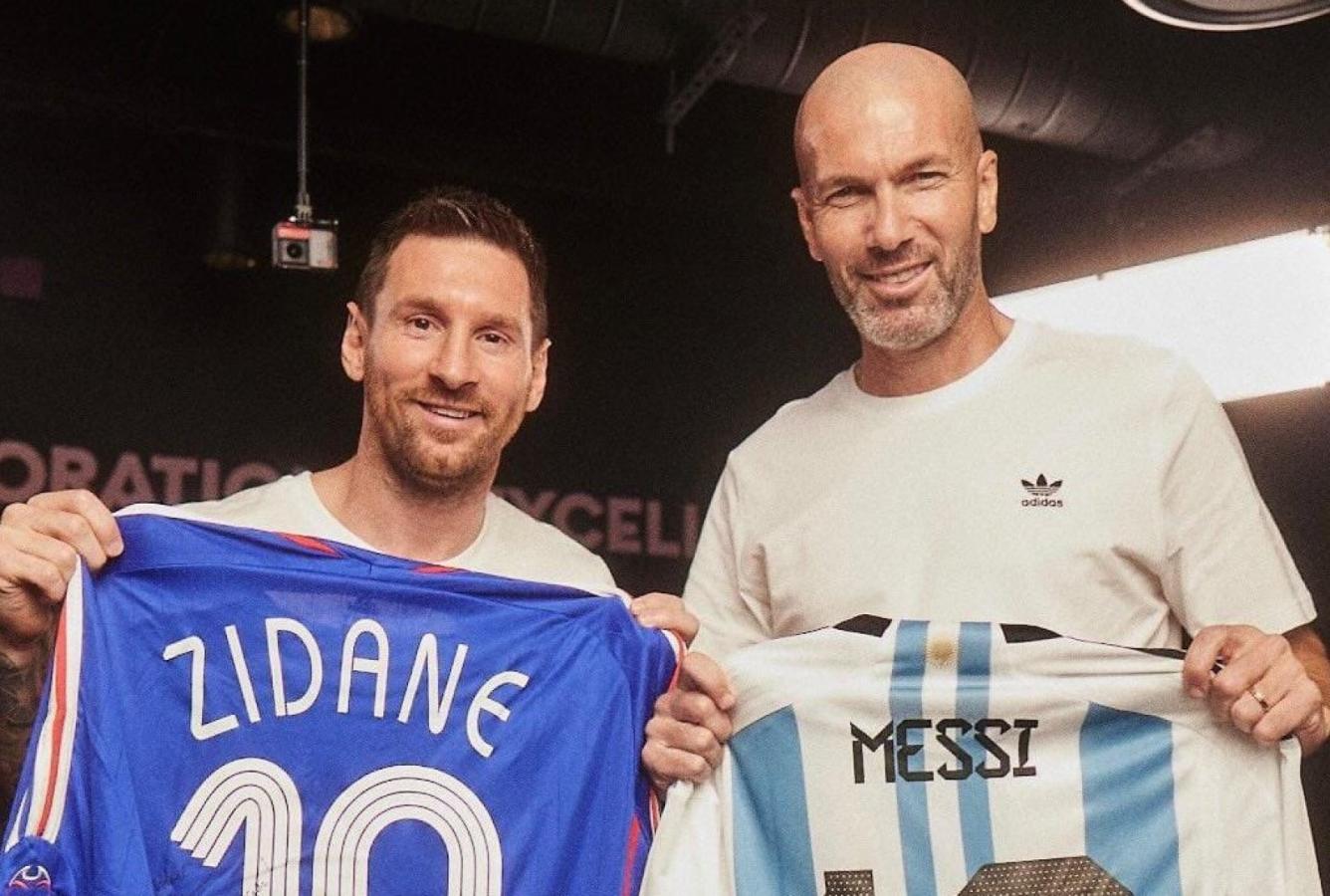 Lionel Messi y Zinedine Zidane: encuentro mágico y clase magistral de fútbol | El Gráfico