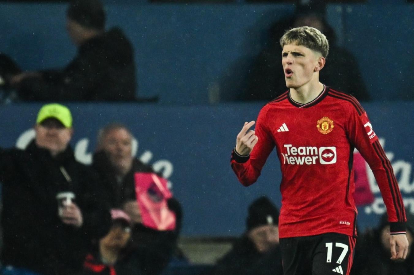 Alejandro Garnacho y su reacción al golazo de chilena | El Gráfico